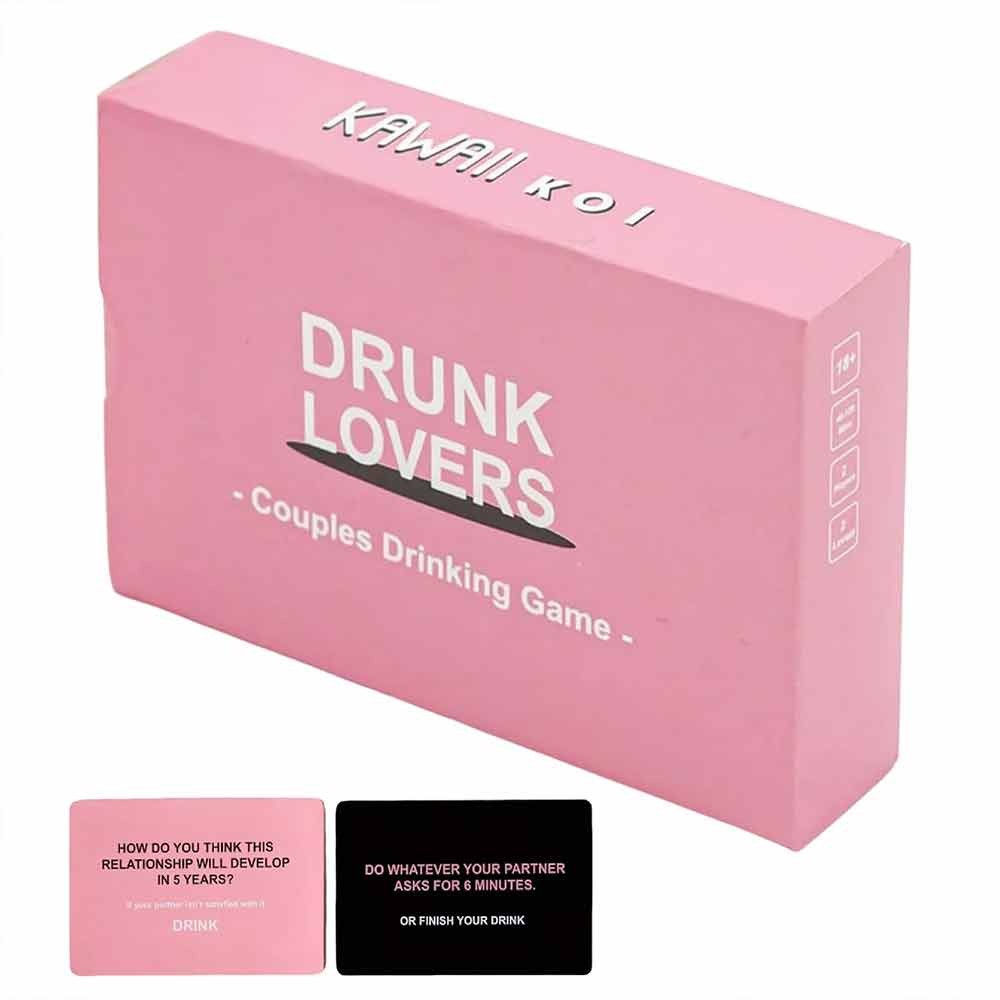 DRUNK LOVERS Couples Drinking Game for Date Night, 54 Game Cards, Couples Games | Shopee Malaysia