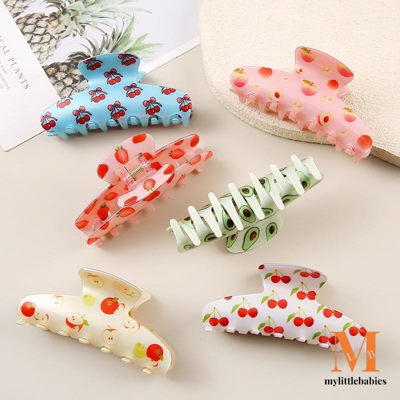 Vintage Hair Claw Clip Hair Claws Leopard-Print Hair Claws Spot Hair ...