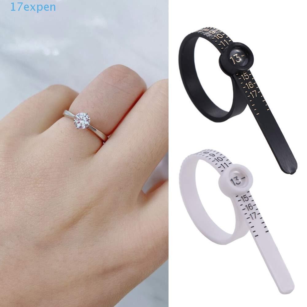 EXPEN Ring Sizer Reusable Professional Ring Ruler Ring Measurer Ring ...