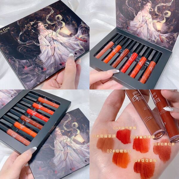 lip stick waterproof lipstick lipstick matte Set pengilat bibir antik ...