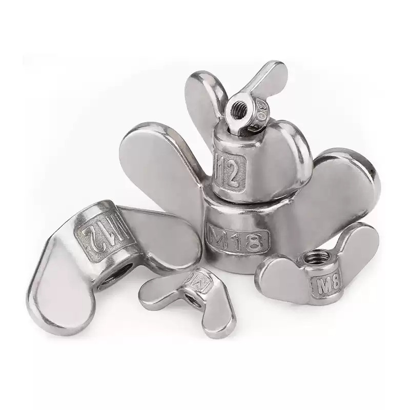 [RL] Wing Nut 304 Stainless Steel Butterfly Nuts Knob Hand Nut Finger ...