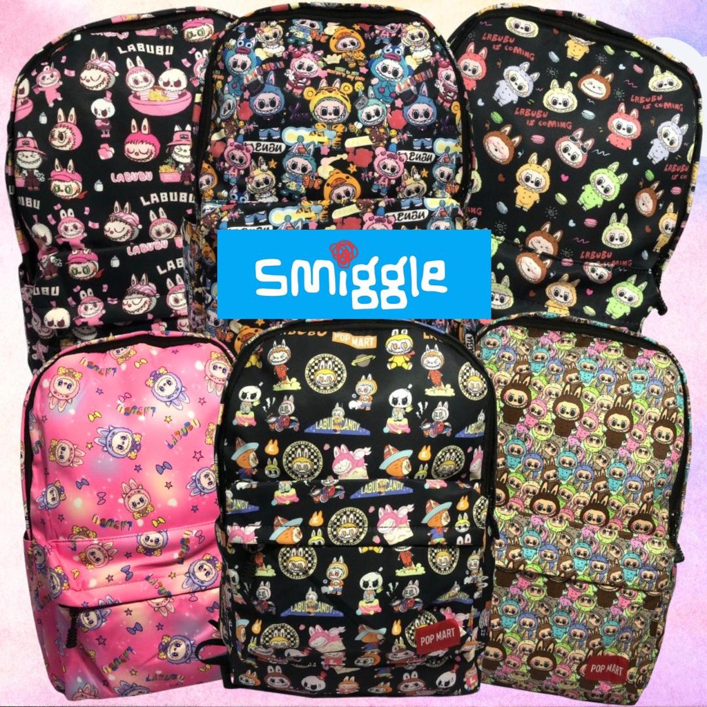 Pop Mart Large Size Sekolah Smiggle Beg Labubu Backpack School Bag ...