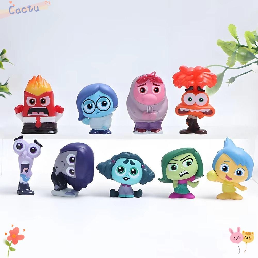 FACC-H 9 Pcs/Set Sadness Joy Anger Disgust Fear Model Doll, Mini 1 ...