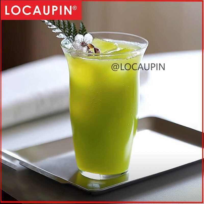 Locaupin Heat Resistant Healthy Glass Cups, Water Glass,Coffee Cups ...