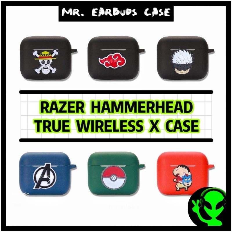 Razer Hammerhead True Wireless X Case Protective Shell Soft Silicone ...