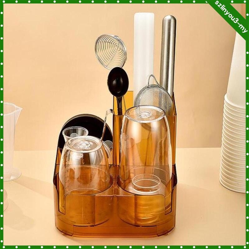 [SzlinyoubeMY] Coffee Bar Organizer Countertop Organizer Coffee Bar ...