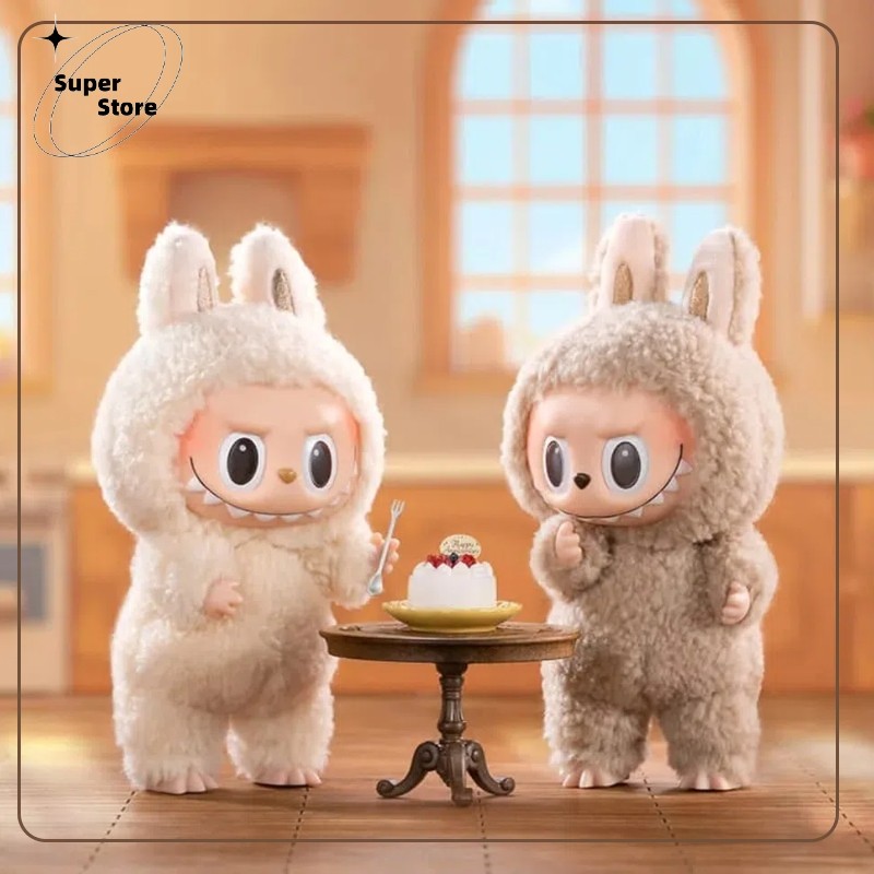 Labubu Keychain Exciting Macaron Series Blind Box Labubu Plush Doll ...
