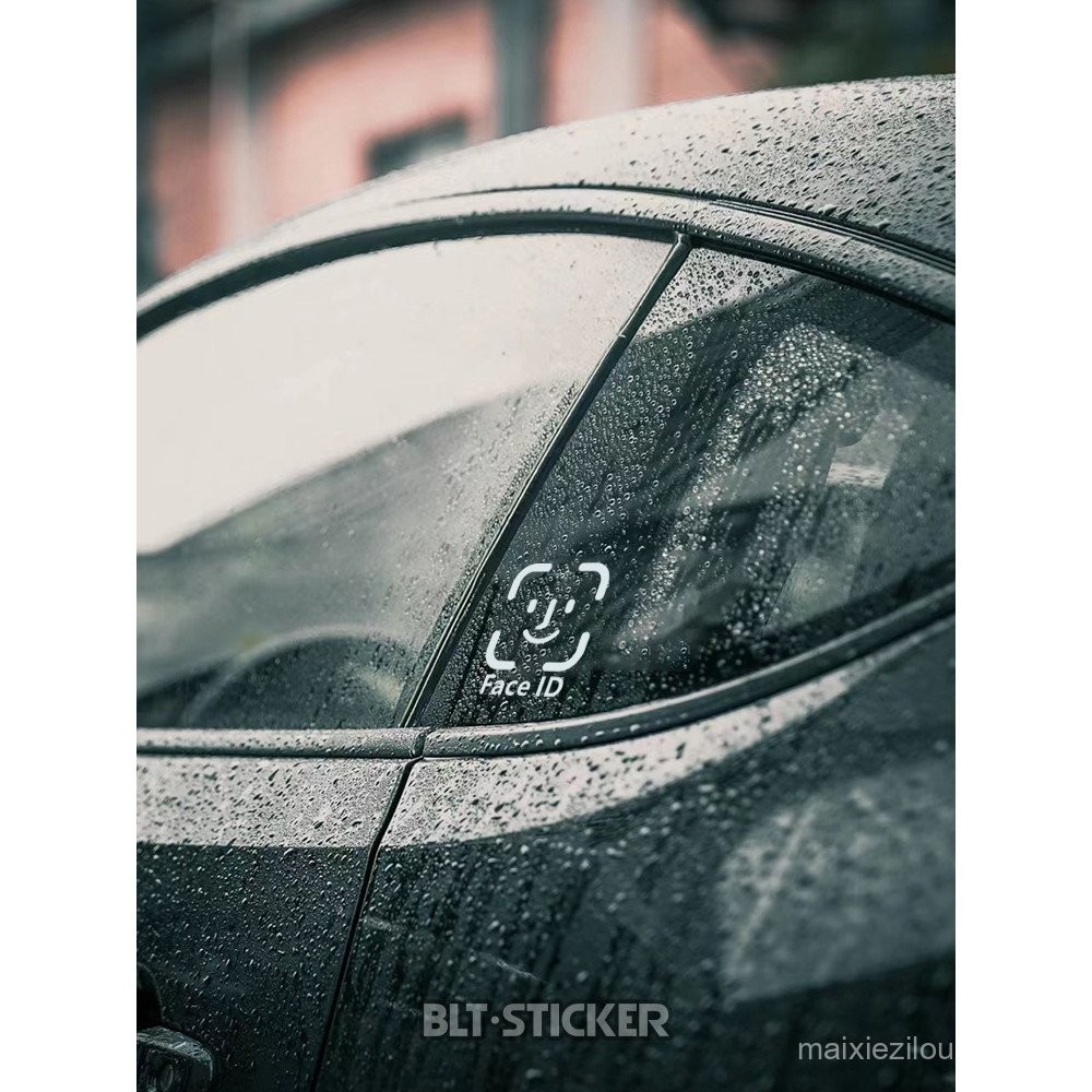 Face Identification Face ID Car Modified Car Creative Window Glass ...