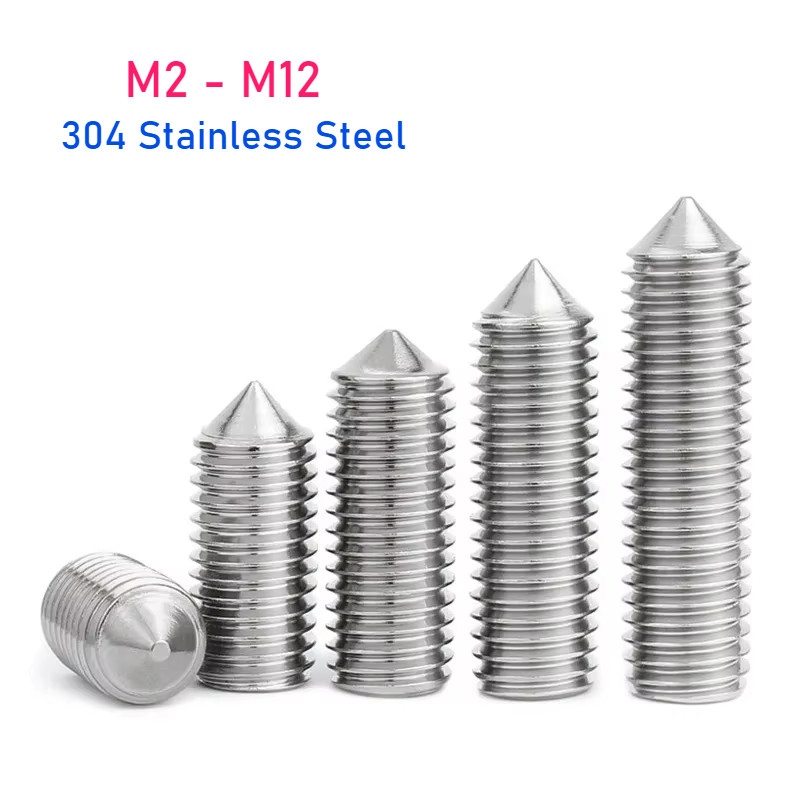 M2 M2.5 M3 M4 M5 M6 M8 M10 M12 304 Stainless Steel Hex Hexagon Socket ...
