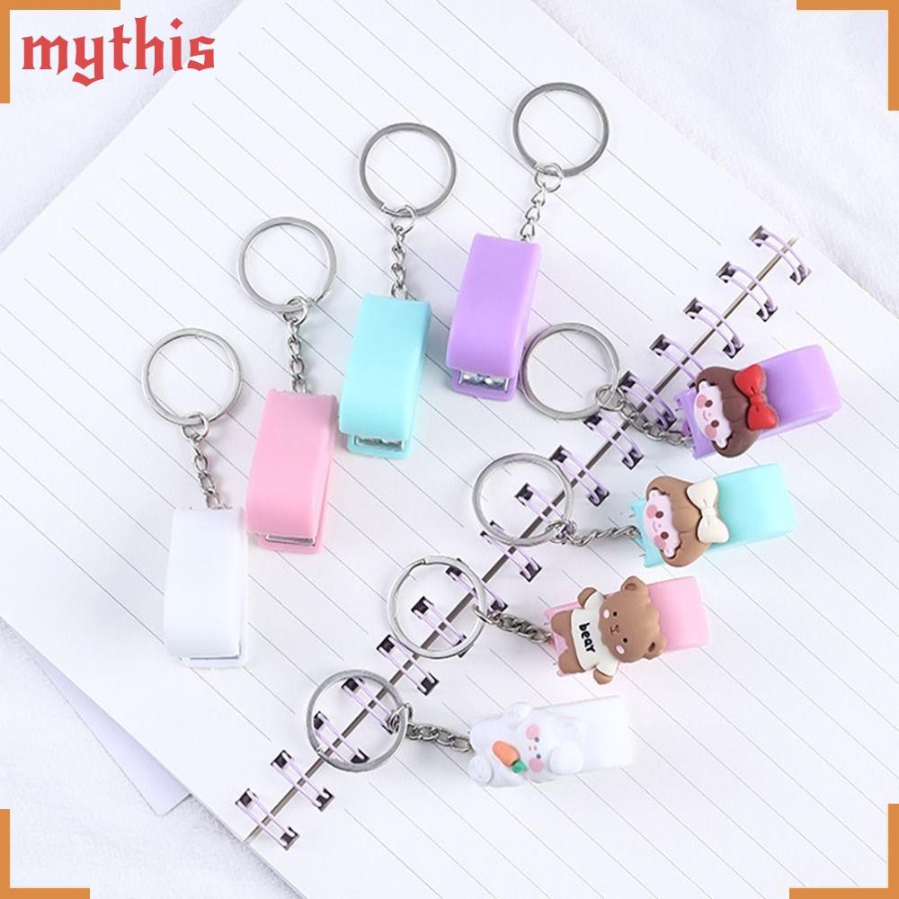 [MYTHIS] Stapler Keychain, Student Stationery School Office Supplies ...