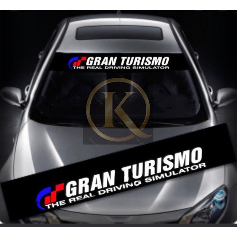 [FAST & READY] K470# GRAN TURISMO Windshield Vinyl Car Stickers ...