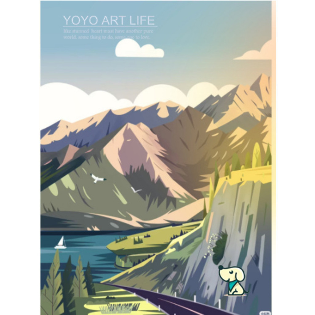 YOYO 20*30 Framed Wall Art Paint by Number Painting by Numbers ...
