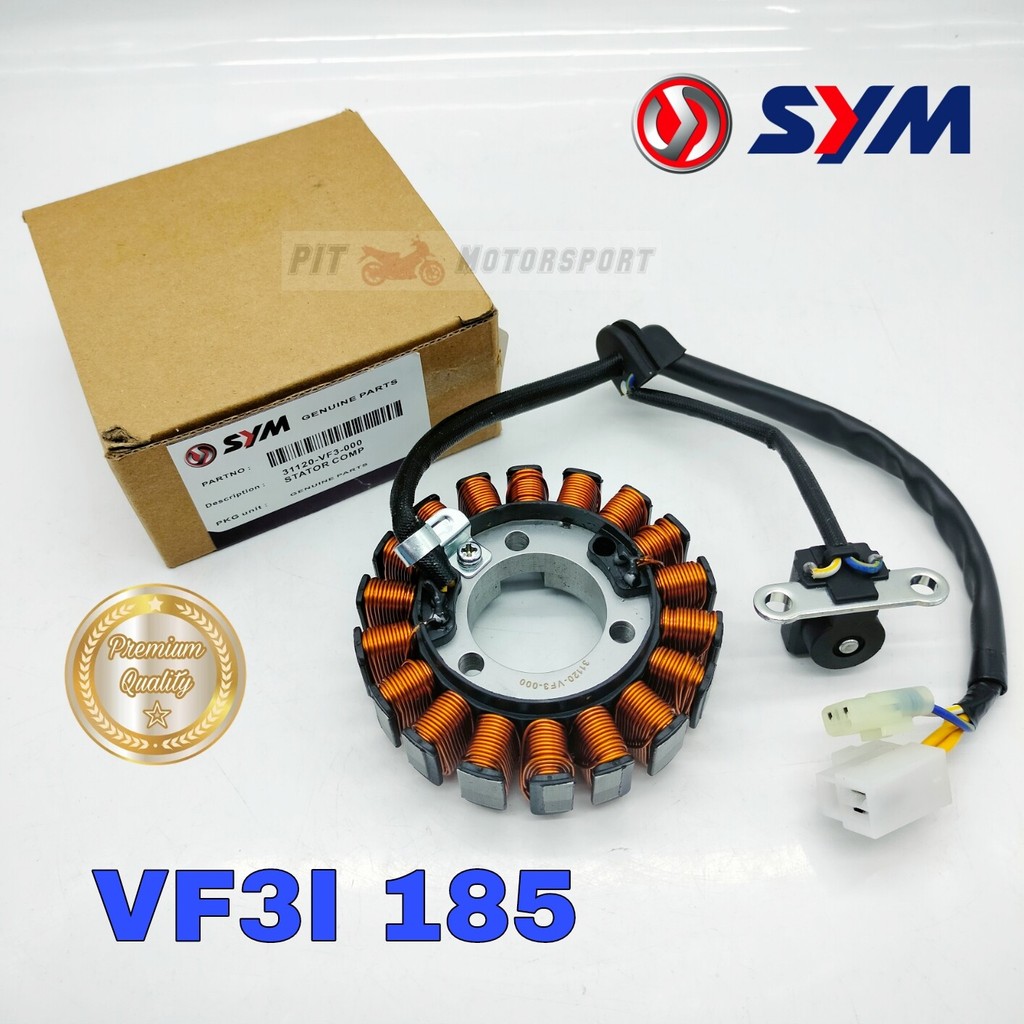 SYM VF3I 185 Fuel Coil Assy 5 Wire 31120-VF3-000 Stator Startor Coil ...