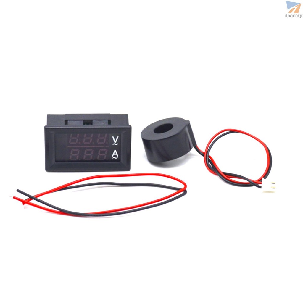 Digital Double Color Blue & Red Led Display Voltmeter Ammeter Voltage ...