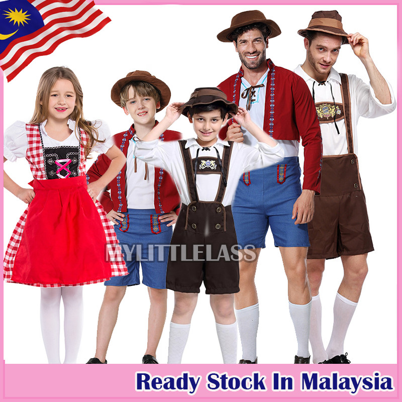 MYLITTLELASS Adult Men Boy German Lederhosen Oktoberfest Beer Dress Up ...