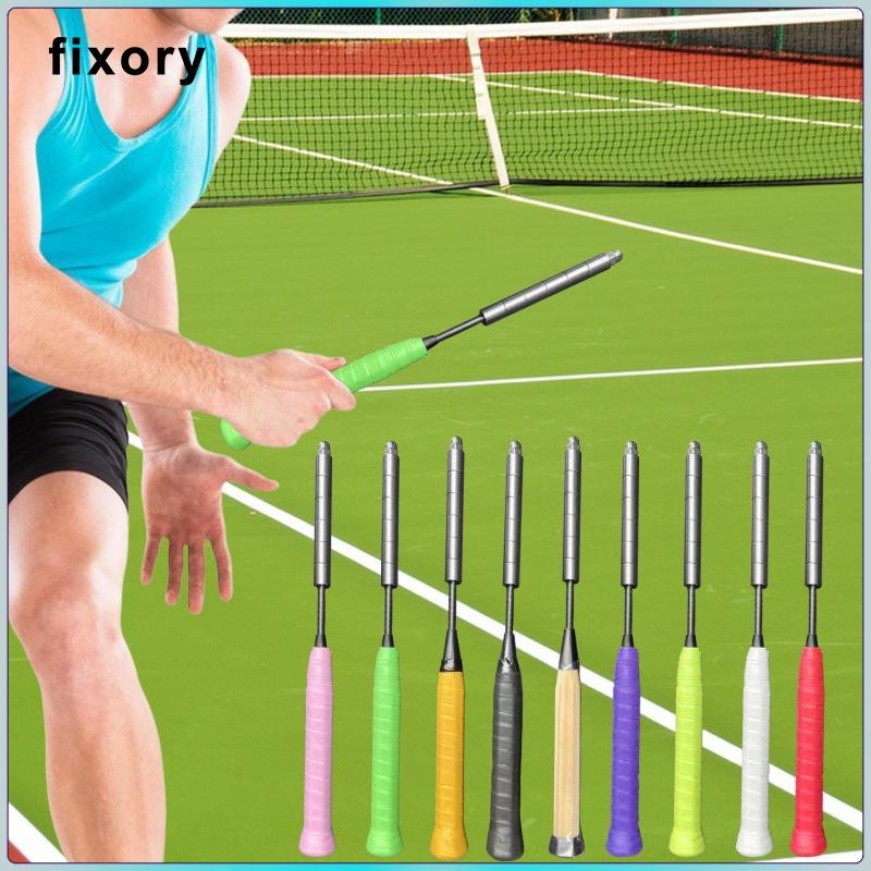 fixory Badminton Racket Swing Trainer, Badminton Training Racket ...