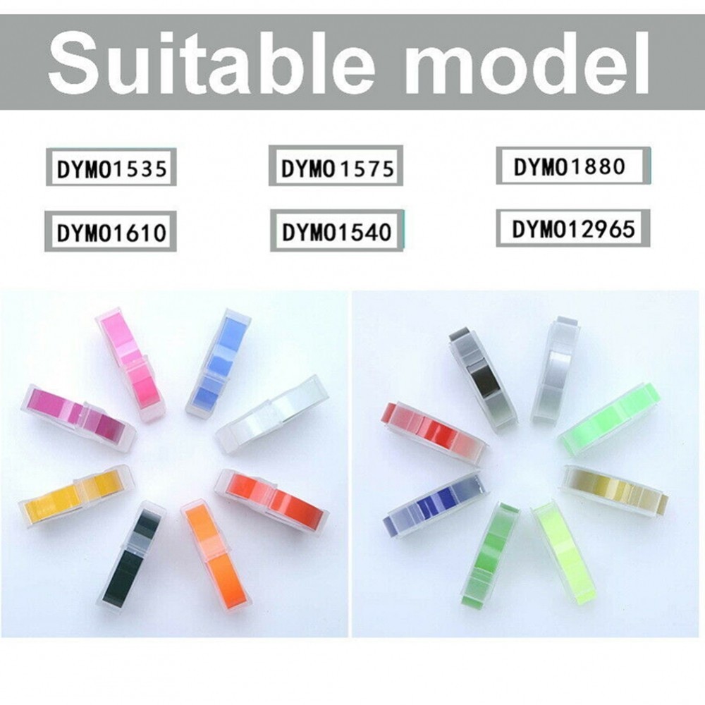Simplify Your Labeling Needs with 9MM 3D Embossed Tape for Dymo Hand ...