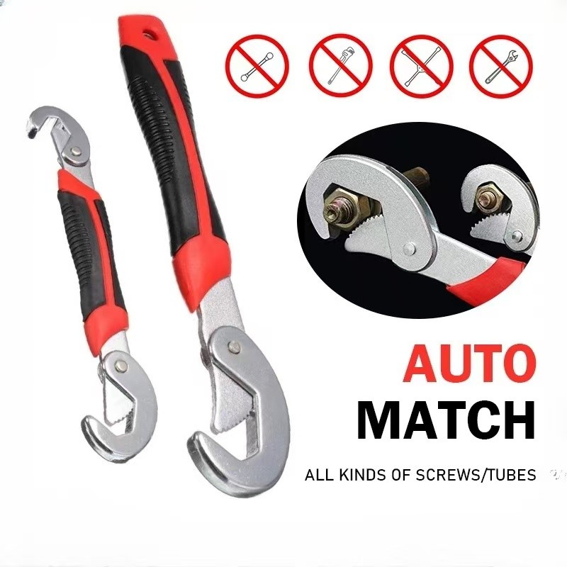 2PCS Multi-Function Universal Quick Snap Self Adjustable Wrench Snap ...