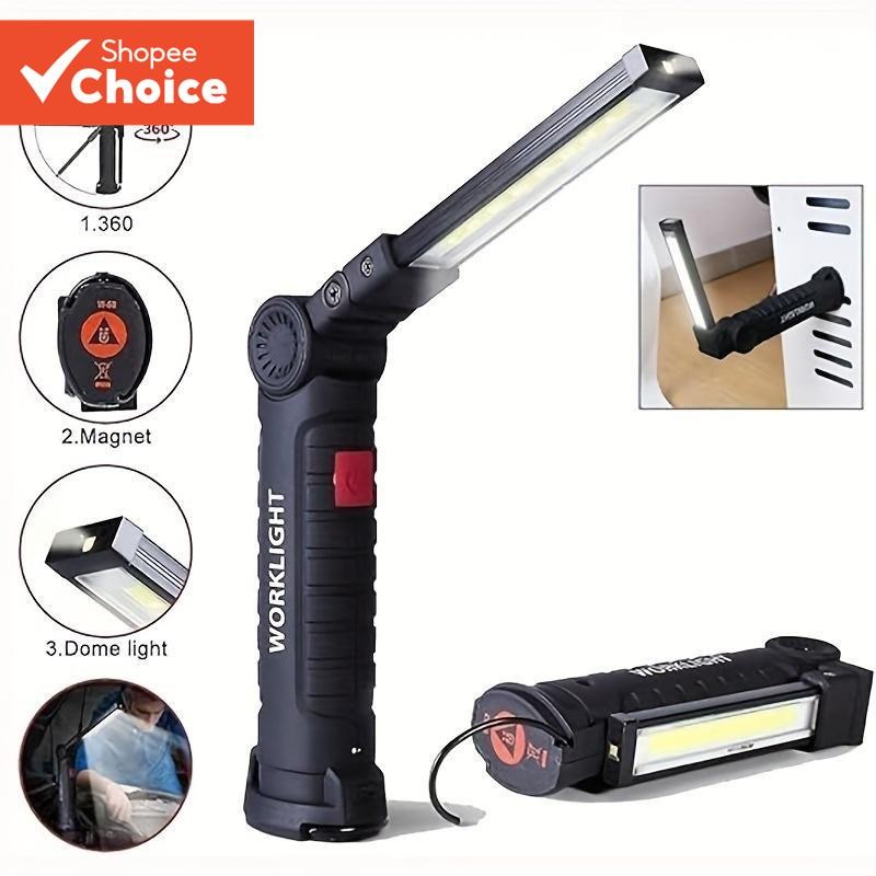 360° Rotate Flashlight Rechargeable Led Work Lights Grill Light With ...