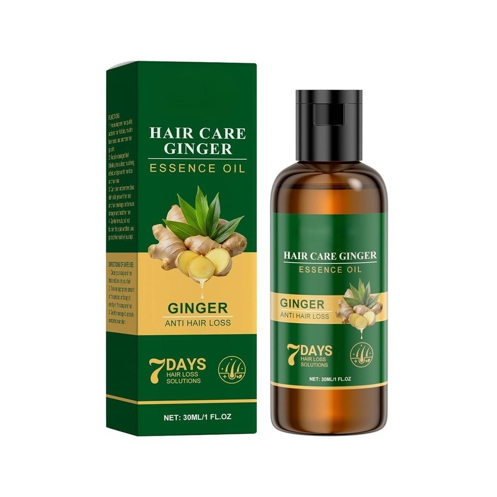 Angelica and Ginger Oil for Hair, Ginger Anti Hair Loss 7 Day Growth ...
