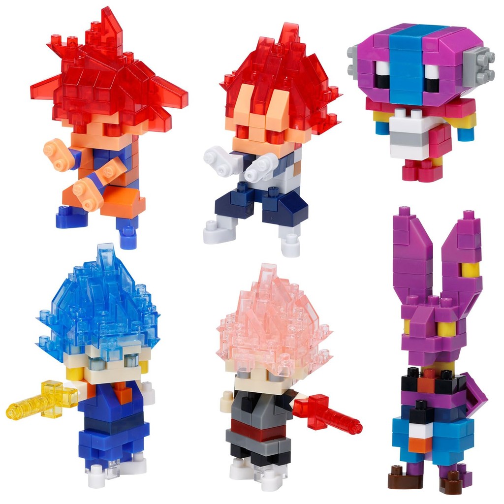Kawada Nanoblock Mini Nano Dragon Ball Super (BOX) NBMC_76S 1BOX = 6 pieces, 6 types in total ...