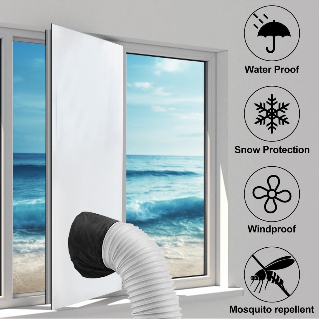 2M/3M AC Window SealPortable Universal Window Kit for Mobile Unit and ...