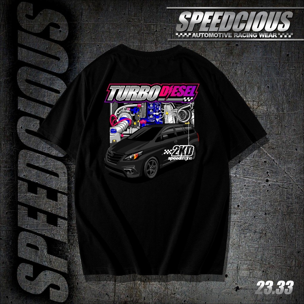 Toyota Innova 2kd Turbo Diesel Car T-shirt Modified Squid Land T-shirt ...