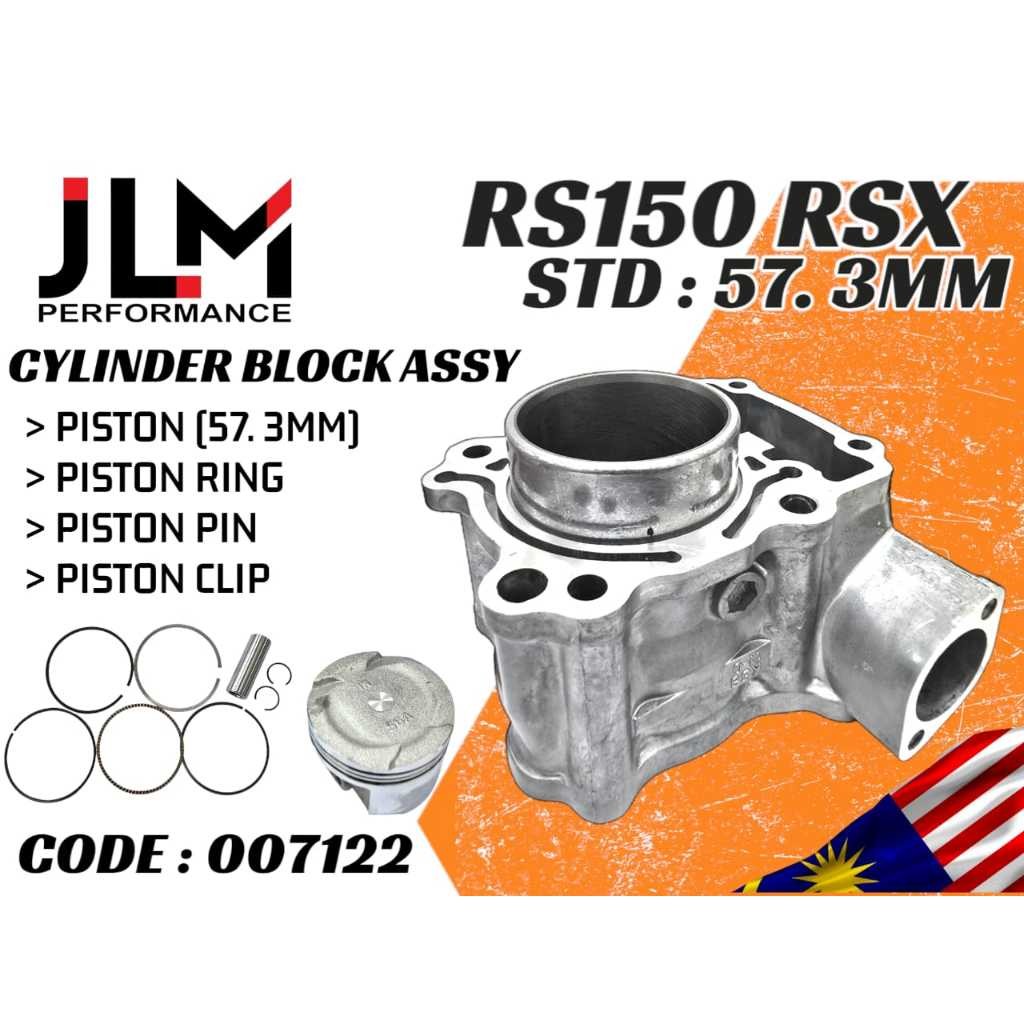 JLM HONDA RS150 RSX150 RSX 150 RS150R 57.3MM STD BLOCK SET STANDARD ...