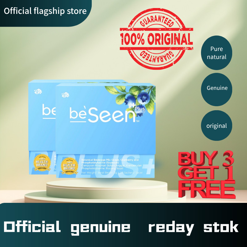 【Buy 3 Free 1】BeFree BeSeen Plus Vitamin Eye-Brain Booster (30 Sachets) | Shopee Malaysia