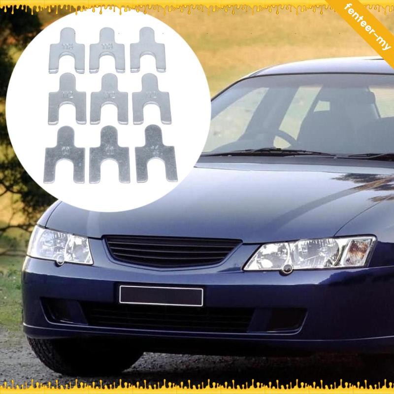 [FenteerMY] 9x Alignment Shims Adjustable Spacers Iron Metal Shim Kit ...