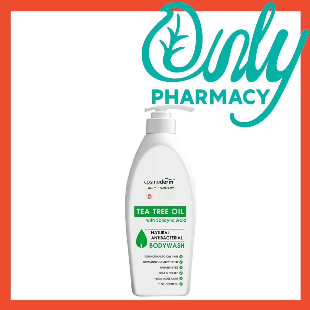 Cosmoderm Tea Tree Oil with Salicylic Acid Natural AntiBacterial ...