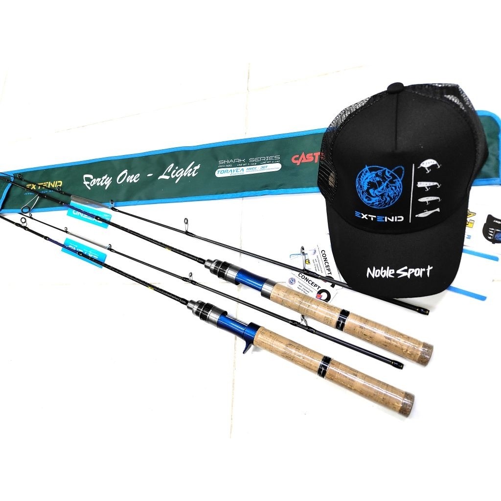 EXTEND SHARK 41 SERIES FISHING RODS FREE CAP | Shopee Malaysia