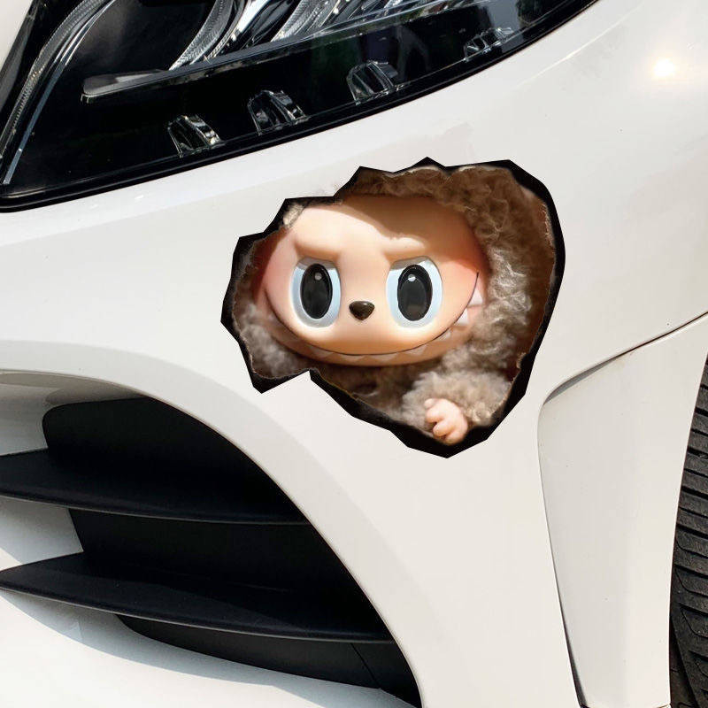 Labubu Labu labubu Doll Car Sticker Car Body Window Sticker Electric ...