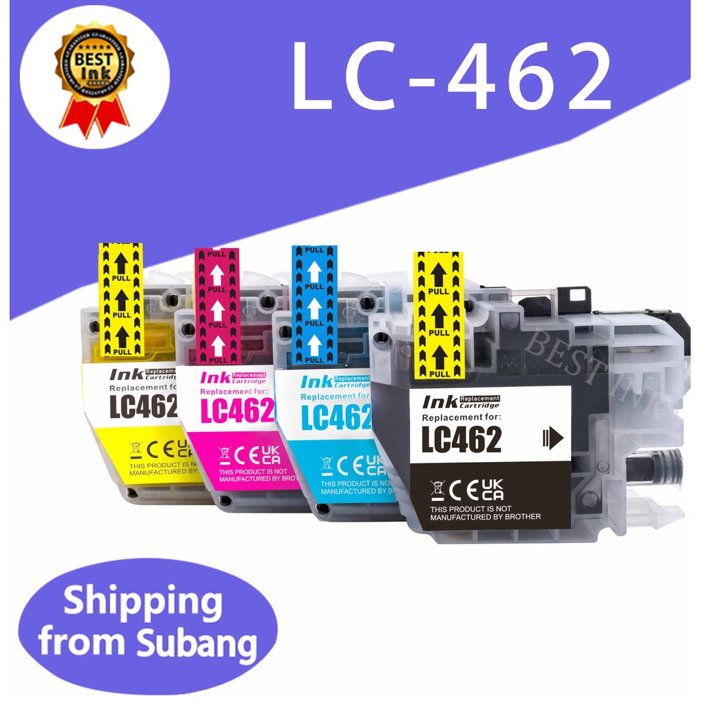 LC462 LC462XL LC 462 Ink Cartridge for Brother FMFC-J2340DW J2740DW ...