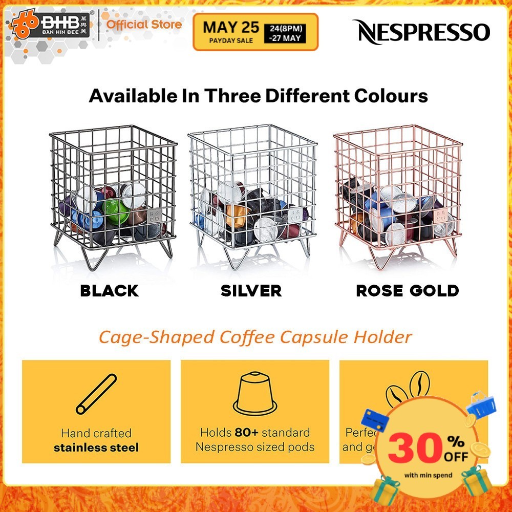 Nespresso Cage-Shaped Coffee Capsule Holder - COF016 / COF017 / COF018 ...