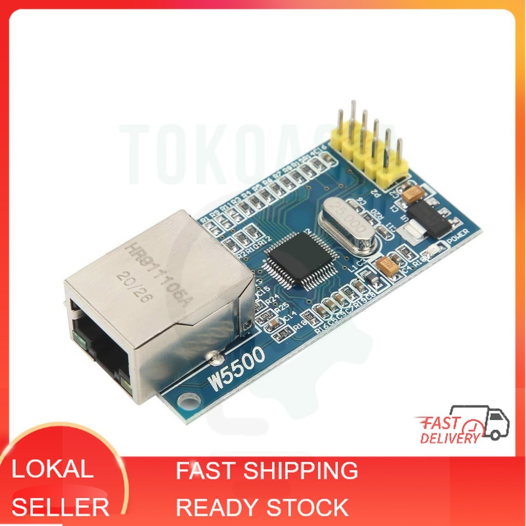 W5500 Ethernet Network Module Hardware TCP IP 51 STM32 MCU Program Module | Shopee Malaysia