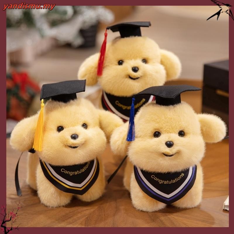 Graduation Dog Plushie Stuffed Toy Dr Puppy Plush Toy Grad Doll Class ...