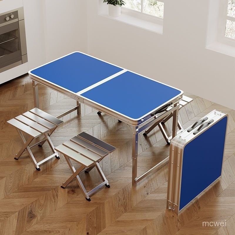 Table Folding Outdoor Style Floor Push Table Camping Night Market ...