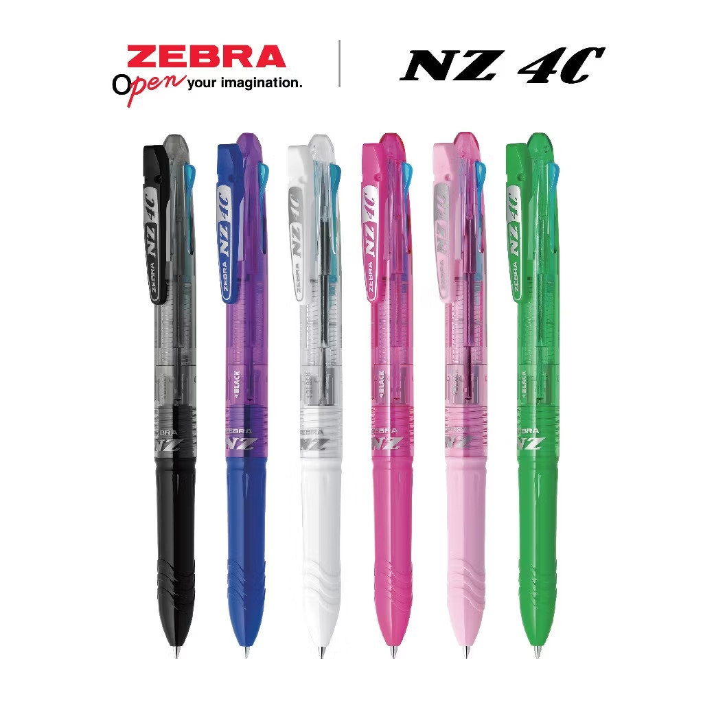 Zebra NZ 4C Multi Colours Ball Pen 0.7mm | Shopee Malaysia