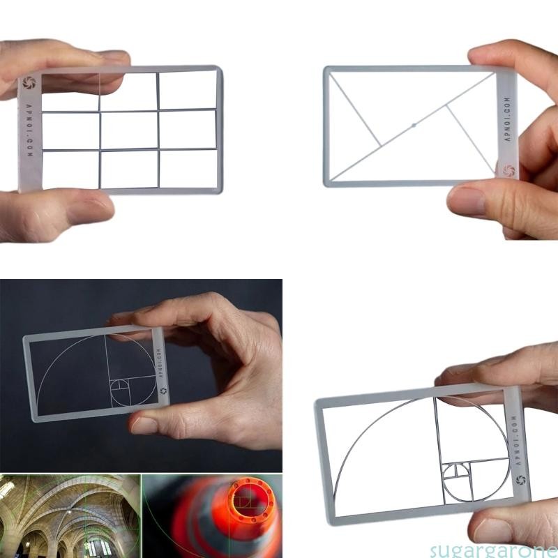 Sugar Golden Ratio Composition View Finder Card Size Acrylic Golden ...