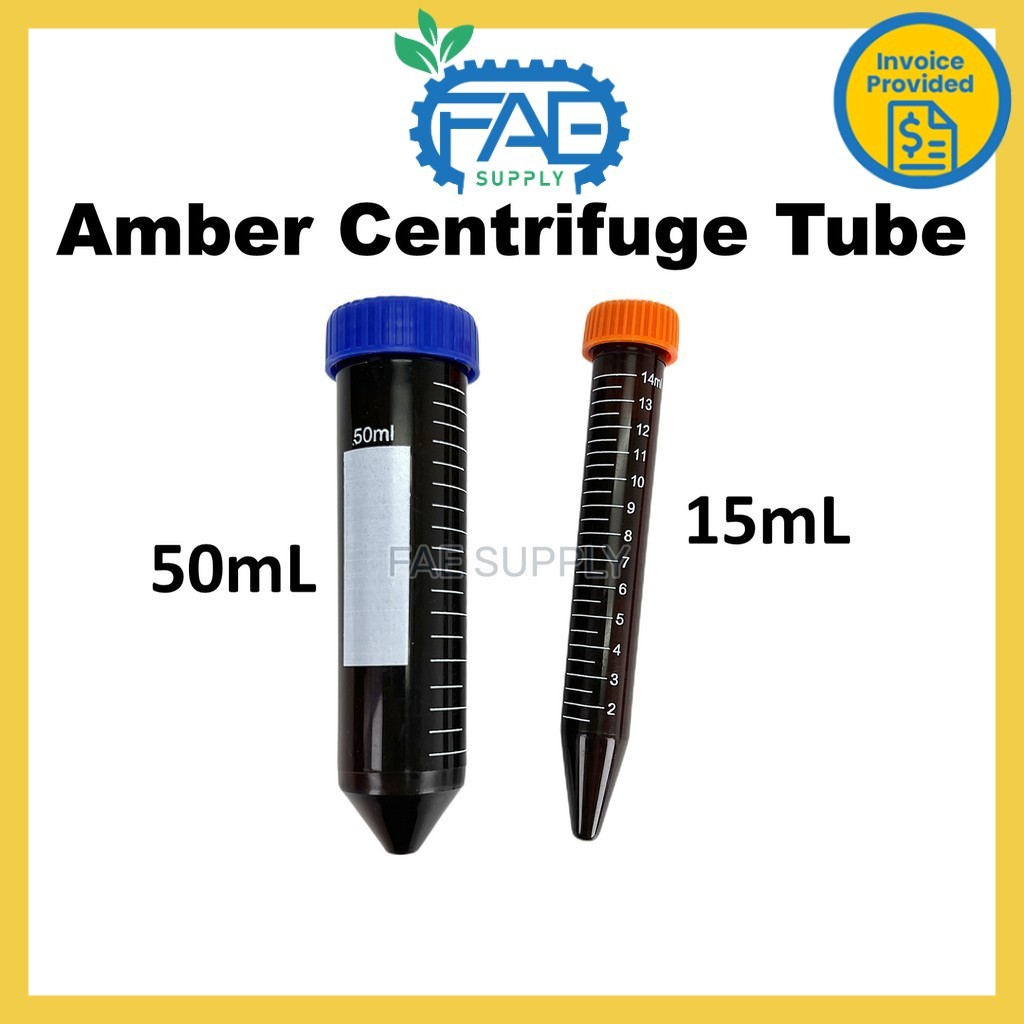 Amber Centrifuge tube falcon 50ml 15ml 10pcs disposable test tube Blue ...