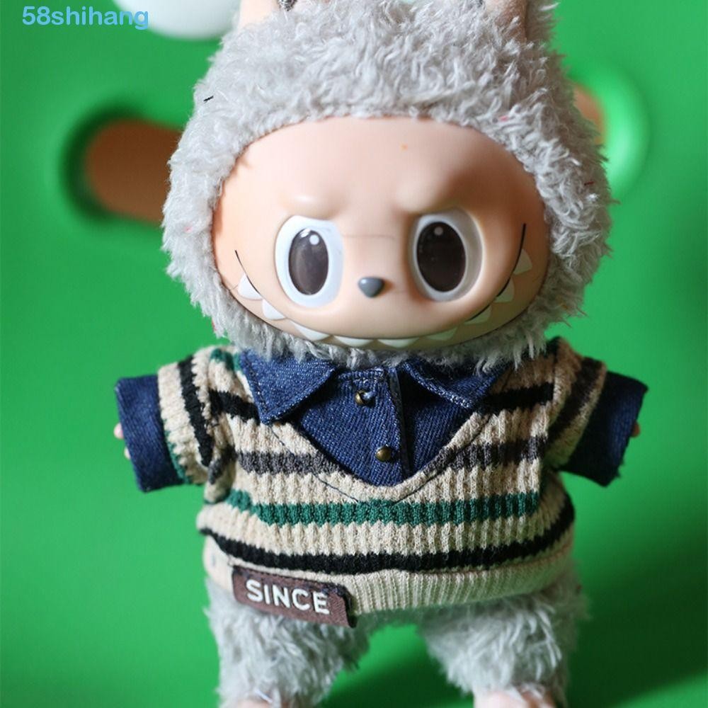 SHIHANG Sitting Labubu Time Cloth, Dress Up Handmade Labubu Doll's ...