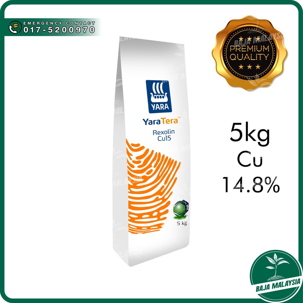 YARATERA REXOLIN CU-EDTA 15% 5KG Baja Kuprum Penstabil Pertumbuhan ...