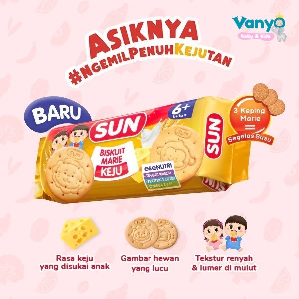 Sun Marie milk cheese biscuits 6m+ Sun Marie Roll biscuit cheese milk ...