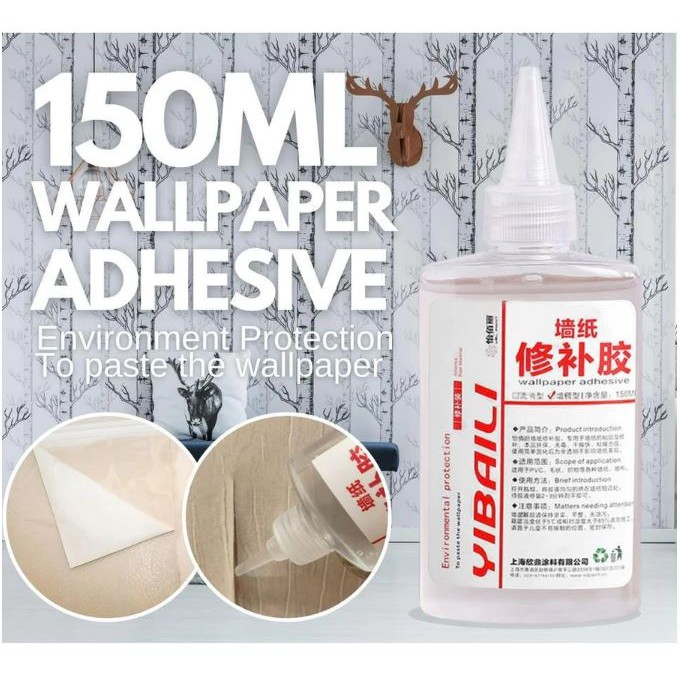 High Quality Wallpaper Glue Invisible Wallpaper Adhesive 150ml ...