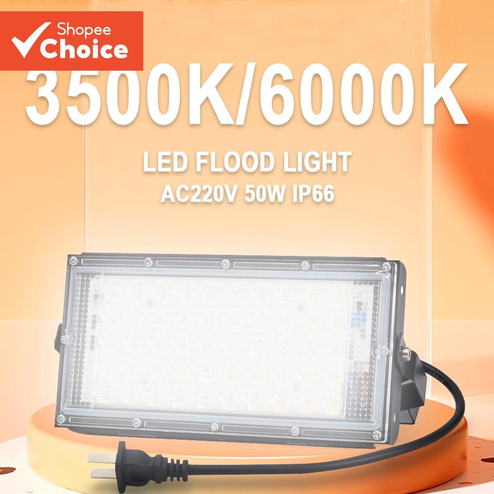 0w LED Floodlight AC 220V Outdoor Floodlight Spotlight IP65 Waterproof ...