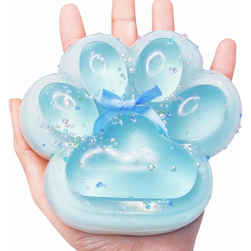5 Inch Big Cat Paw Squeeze Toys, Ultra Soft Cat Paw Squishy Toy ...
