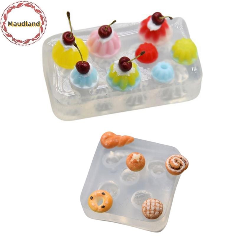 Maudland DIY Miniature Food Play Molds Simulated Food Small Cake Mold ...
