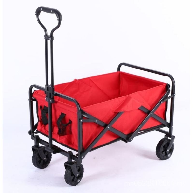 Thick Outdoor Trolley Equipment Camping Luggage Car Camping Photography ...