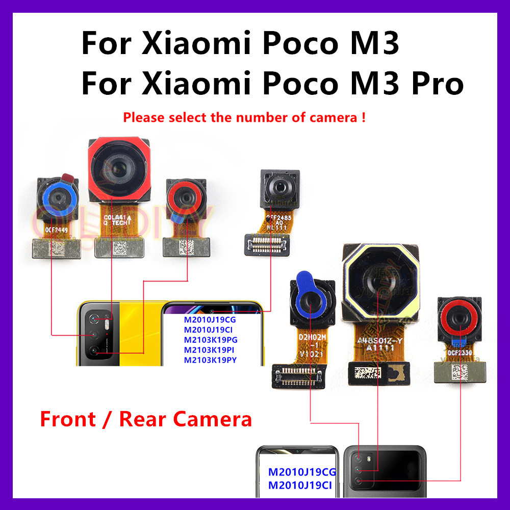 Camera Module For Xiaomi Mi Poco M3 Pro M3Pro Rear Back View Flex ...